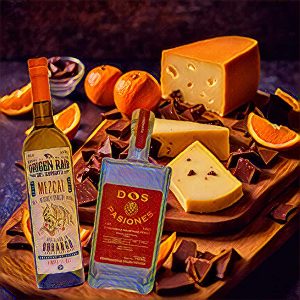 DIY mezcal tasting plate: back to the basics with chocolate, cheese and ...